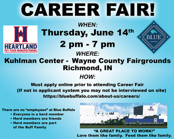 Job Fair at Blue Buffalo Thursday, June 14th! - Western Wayne News