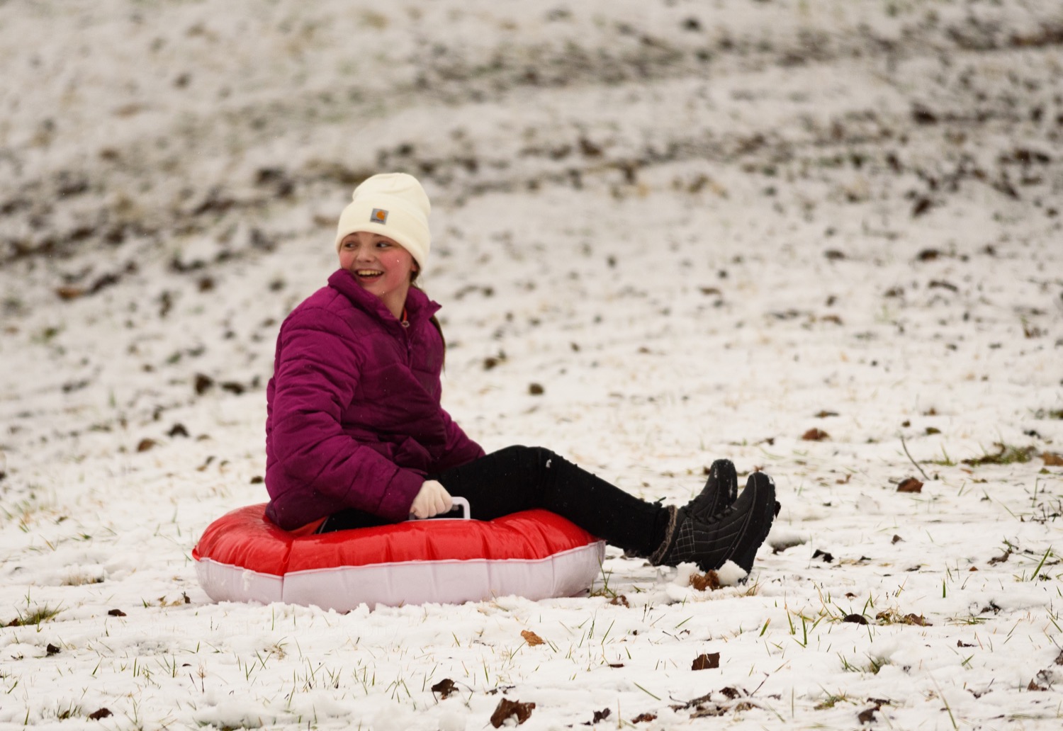 Enjoying the first snow - Western Wayne News