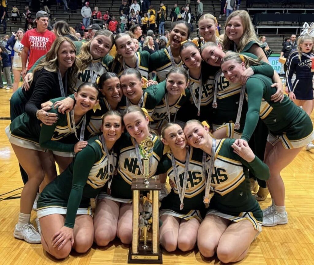 Centerville, Northeastern cheer squads 3rd in state - Western Wayne News