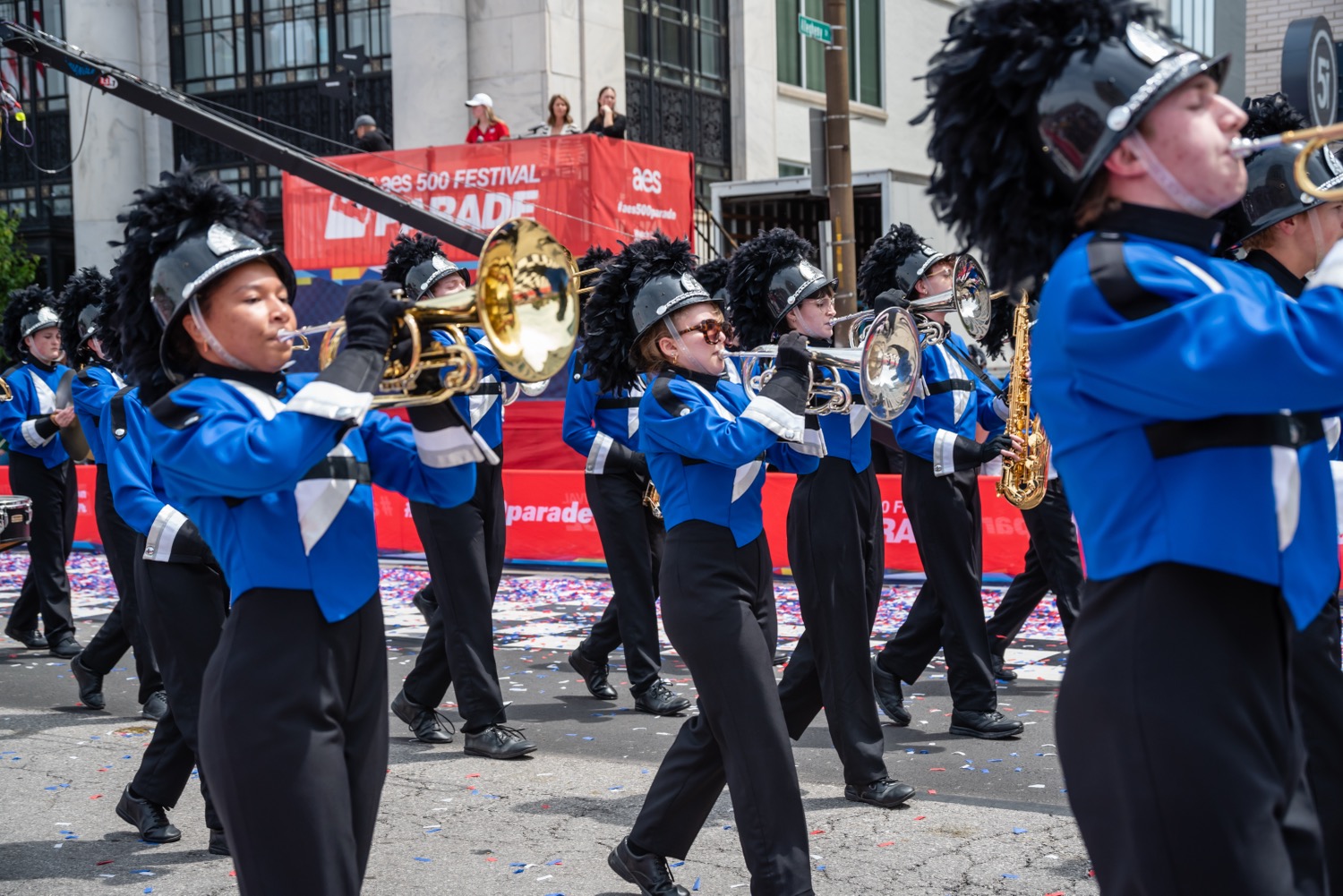 Blue Regiment, 500 princess parade in Indy - Western Wayne News