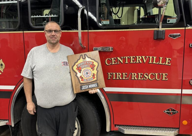Centerville recognizes firefighters, medics - Western Wayne News